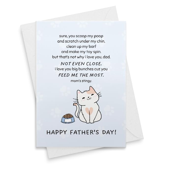 Amazon.com: For Pet Lovers, Pet Dad, Father Card, Fathers Day Card, Pet ...