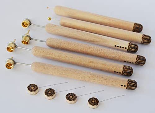 Amazon.com: Set of 6 pysanky tools for wax decorating, Kistka set ...