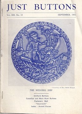 Just Buttons: The Magazine for Button Collectors (September 1955, Vol ...