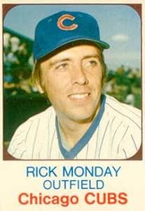 1975 hostess panels (Baseball) Card# 38 Rick Monday of the Chicago Cubs ...