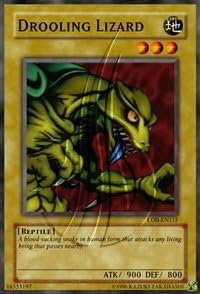 Amazon.com: Yu-Gi-Oh! - Drooling Lizard LOB-115 Unlimited Edition ...