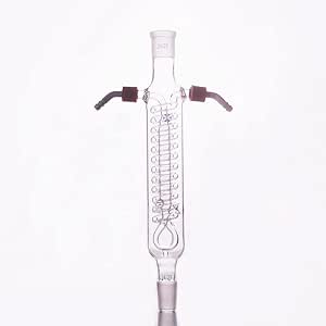 Snake reflux condenser,E.L. 200mm/300mm/400mm/500mm,24/29,Removable ...