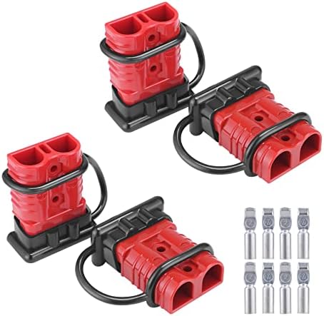 MUYI 6-10 Gauge 50A Battery Cable Quick Connect/Disconnect Wire Harness ...