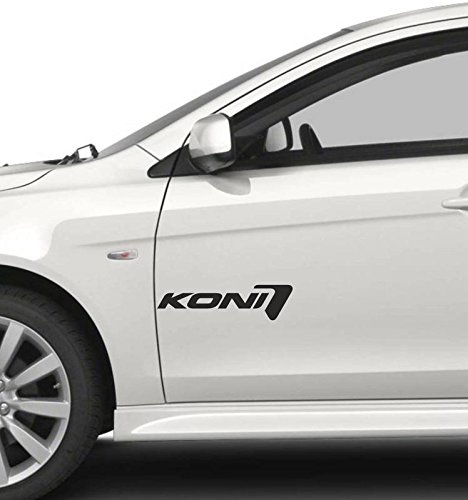 Daily Creation Car Stickers ' Koni ' (Size -10 cm X 40 cm)(Color -Black ...
