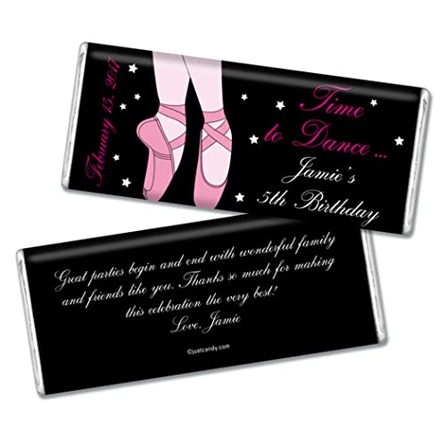 Amazon.com : Custom Candy Ballet Themed Birthday Party Ballerina Beauty ...