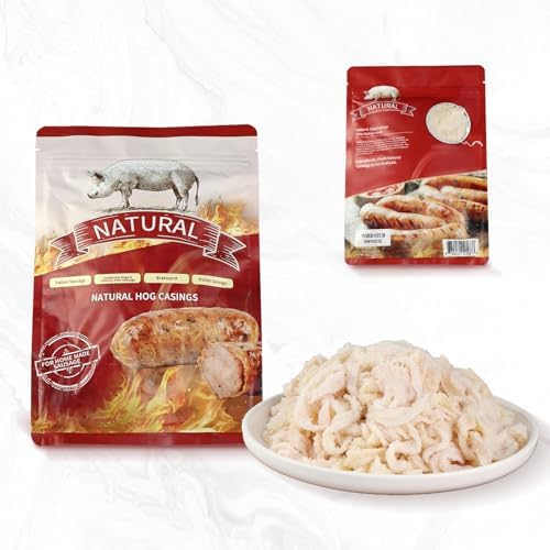 Amazon.com: SAUSAGE CASINGS Natural Hog Casings 38-40mm,1.5-1.57" Dia ...