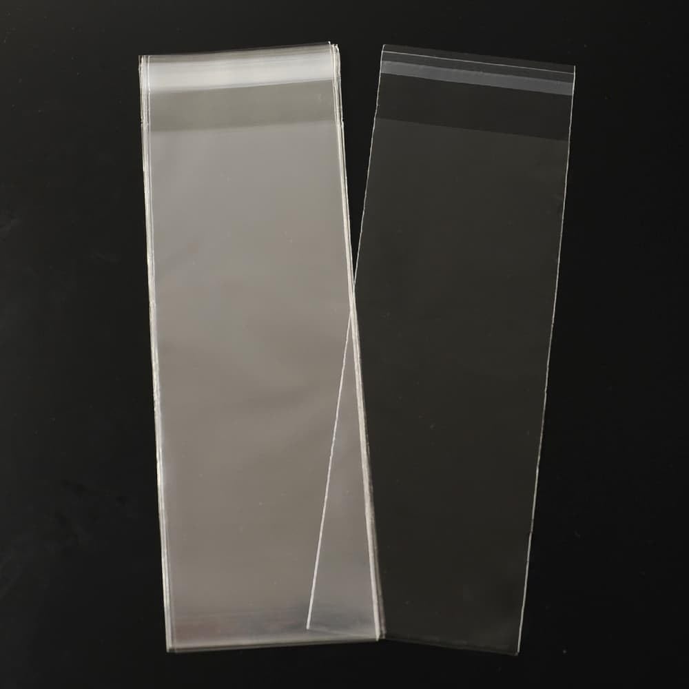 Amazon.co.jp: OPP袋 テープ付 100枚入り 幅10cm クリアパック 店舗用 10×30cm 透明 のり留め 業務用 ポリ袋 : おもちゃ