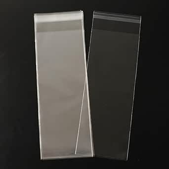 Amazon.co.jp: OPP袋 テープ付 100枚入り 幅10cm クリアパック 店舗用 10×30cm 透明 のり留め 業務用 ポリ袋 : 産業・研究開発用品