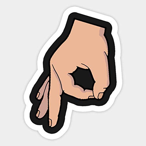 Amazon.com: Kids Childhood Game The Circle Game Finger Vinyl Sticker ...