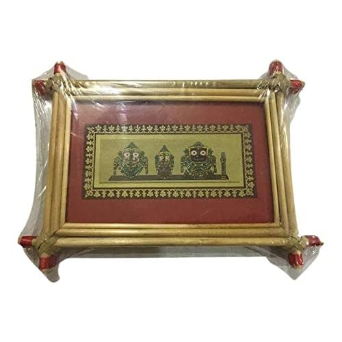 Kujee Craft Lord Jagannath, Balaram and Subhadra’S Printed Pattachitra ...