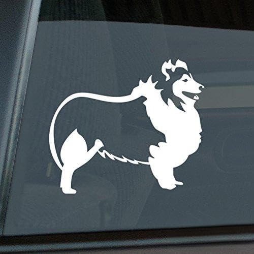 Sheltie Sticker Vinyl Auto Window Sticker Profile : Amazon.in: Car ...