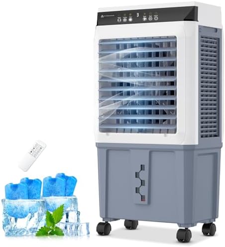 Amazon.com: Evaporative Air Cooler, 3500CFM 3-in-1 Swamp Cooler with 7 ...