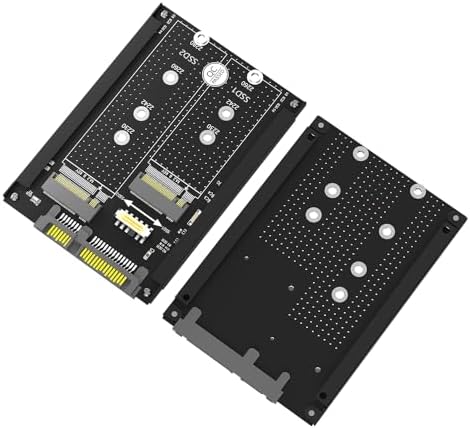 Amazon.com: Dual M.2 B Key/B&M Key SSD to 2.5" SATA III with Frame ...