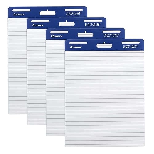 Snapklik.com : Lined Sticky Easel Pad, 25 X 30 Inches Flip Chart Paper ...