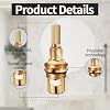 Brass 1-001 & Brass 1-002 Ceramic Valve Set，Replacement Hot Widespread ...