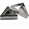 Amazon.com: SK Triangle Shape Cookie Cutter Set, Stainless Steel, 5 ...