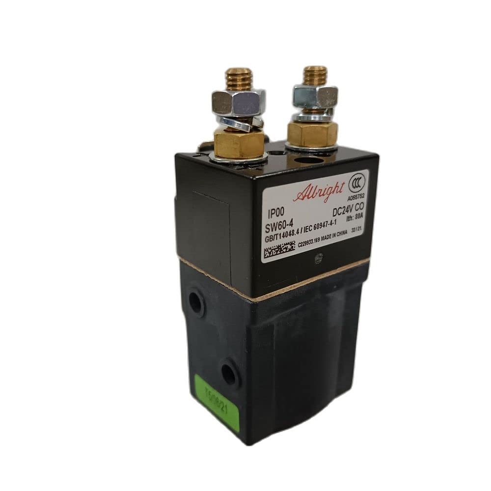 Amazon.co.jp: JWDAWN 24ボルト 80アンペア DCコンタクタ SW60-4 24V 80A ソレノイドリレースイッチ ...