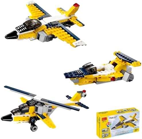 ITSIN. Brick Toys Adventure Blocks Building 3in1 Aeroplane Helicopter ...