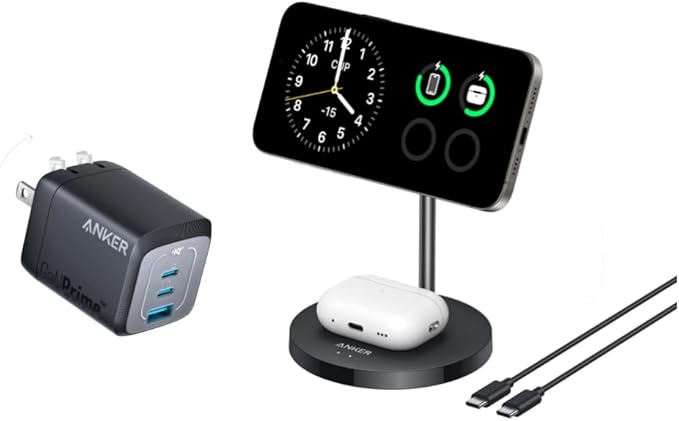 Amazon.com: Anker Prime 67W USB C Charger, Anker GaN 3-Port Compact ...