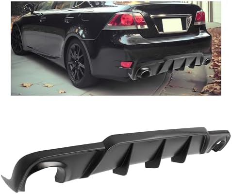 Amazon.com: KUAFU Rear Bumper Diffuser Compatible with 2006-2013 Lexus ...