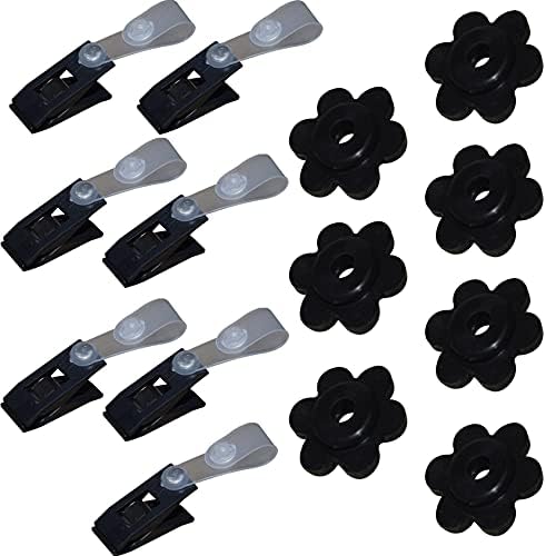 Amazon.com : KALIONE 10PCS Garden Flag Clips Anti-Wind Flag Rubber ...
