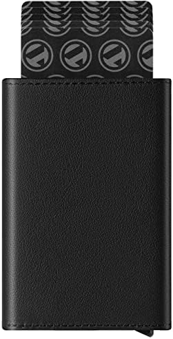 Buy Spiffy Black Faux Leather Wallet for Men, 8 Card Slot | RFID Wallet ...