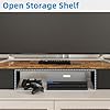Amazon.com: YAOHUOO 45" Large TV Riser with Fabric Drawers for 32-60 ...