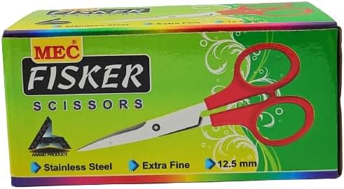 MEC Fisker Small Sharp Scissor for home office Craft Multi Purpose Use ...