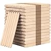 Amazon.com: WISYOK 1000 Pcs Wooden Popsicle Sticks for Crafts, 4.5 Inch ...