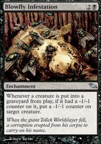 Magic The Gathering - Carta Coleccionable de Anime: Blowfly Infestation ...