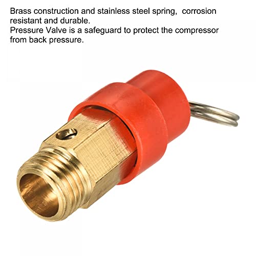 uxcell Air Compressor Pressure Valve Release 1/4PT Male Threaded 225 ...