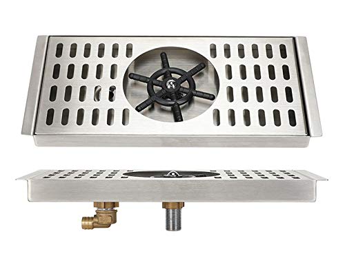 Acebon Table Glass Rinser With Drain And Drip Tray Stainless ...