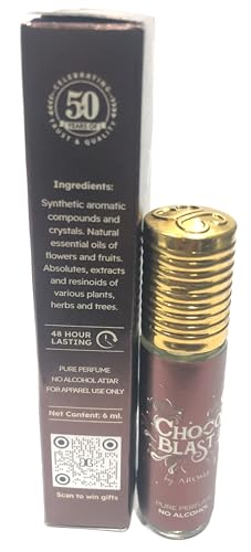 Arome Choco Blast Attar Perfume For Men Women I Non Alcoholic Roll On ...