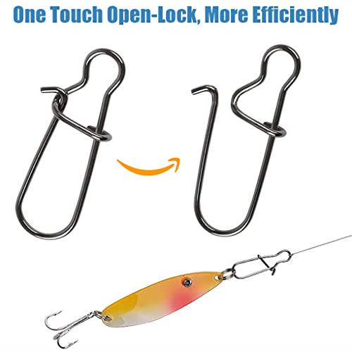Snapklik.com : Fishing Snaps Clip Duo Lock Snap Swivels Strong ...