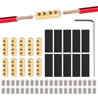 Amazon.com: 6 Gauge Wire Connectors 10 PCS 6 AWG Wire Connectors ...