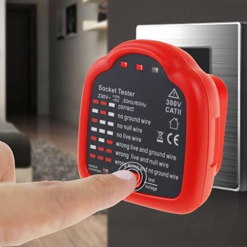 LABART Socket Tester, Voltage Power line Indicator and Receptacle ...