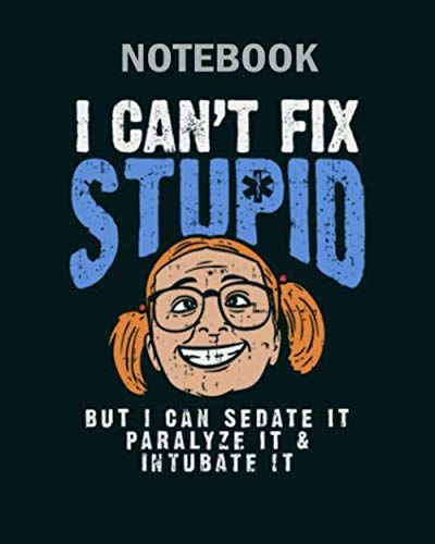 Notebook: mt emt first responder paramedic - 50 sheets, 100 pages - 8 x ...