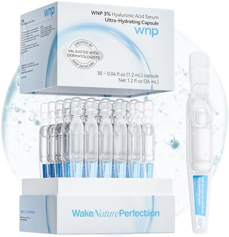 Amazon.com: WNP Hyaluronic Acid Serum 3% for Face with 4D Multi-Layer ...
