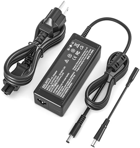 Amazon.com: Charger for Dell Laptop Computer 65W 45W Round Tip Power ...