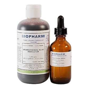 Bromophenol Blue Indicator 0.4% Solution - 250 mL (8.7 oz) - 50 ml ...