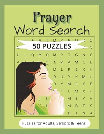 Prayer Themed Word Search Puzzle Book: Word searches with easy to read ...