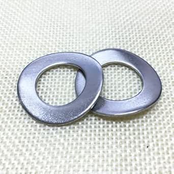 Amazon.com: 10/20/50pcs Wave-Shaped Washer M3/M4/M5/M6/M8-M20 304 ...