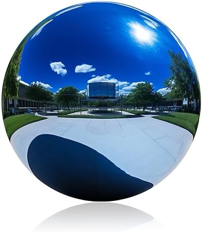 Amazon.com: Lily's Home Stainless Steel Gazing Globe Mirror Ball ...