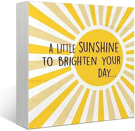 Amazon.com: Mtrgdn Sunshine Decor A Little Sunshine to Brighten Your ...
