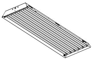 Day-Brite FBD654HO-UNV-1/42-EB 4' T5Ho High Bay: Amazon.com: Industrial ...