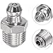 Amazon.com: uxcell 304 Stainless Steel Straight Grease Fitting 1/8 ...