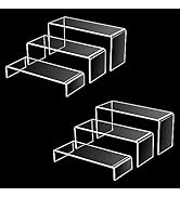 Amazon.com: HAOWUJIN Acrylic Risers For Display, 6 Pcs Rectangular ...