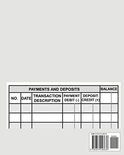 Snapklik.com : Checkbook Register: Large Print - Floral Check Book ...