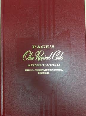 Page's Ohio Revised Code Annotated: Title 15: Conservation of Natural ...
