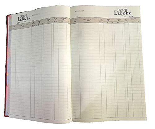 ATISHAY Ledger Register, Canvas Bound Register Size - 250 Pages - 80 ...